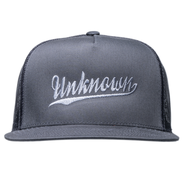 The Classic Grey/Grey Snap Back Hat – UNKNOWN Industries