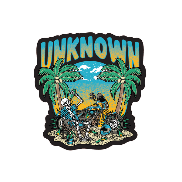 Island Time Sticker – UNKNOWN Industries