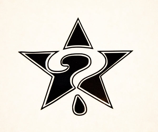 "Star Logo" Cut-Out Vinyl Sticker Red, Gold, Black or White – UNKNOWN ...