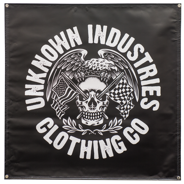 "Black Flag" 3X3 Banner – UNKNOWN Industries