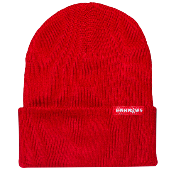 RED ON RED BEANIE – UNKNOWN Industries