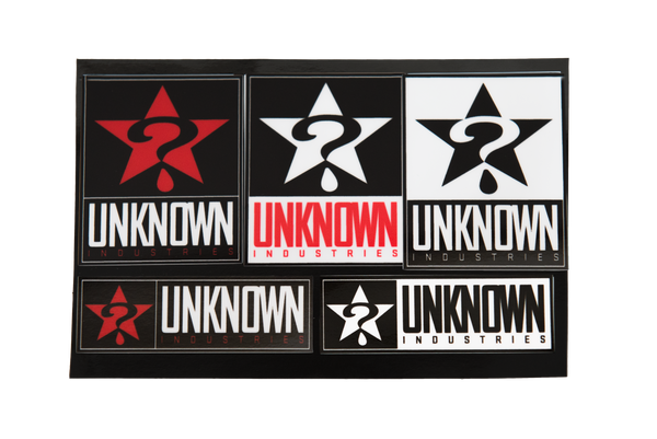 4 x 6 unknown sticker kit – UNKNOWN Industries