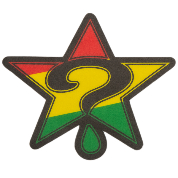 RASTA STAR STICKER – UNKNOWN Industries